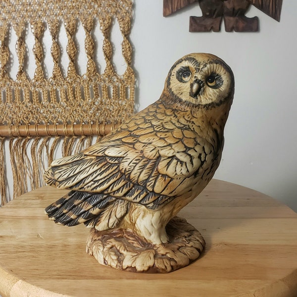 Ceramic Owl Sculpture - Etsy