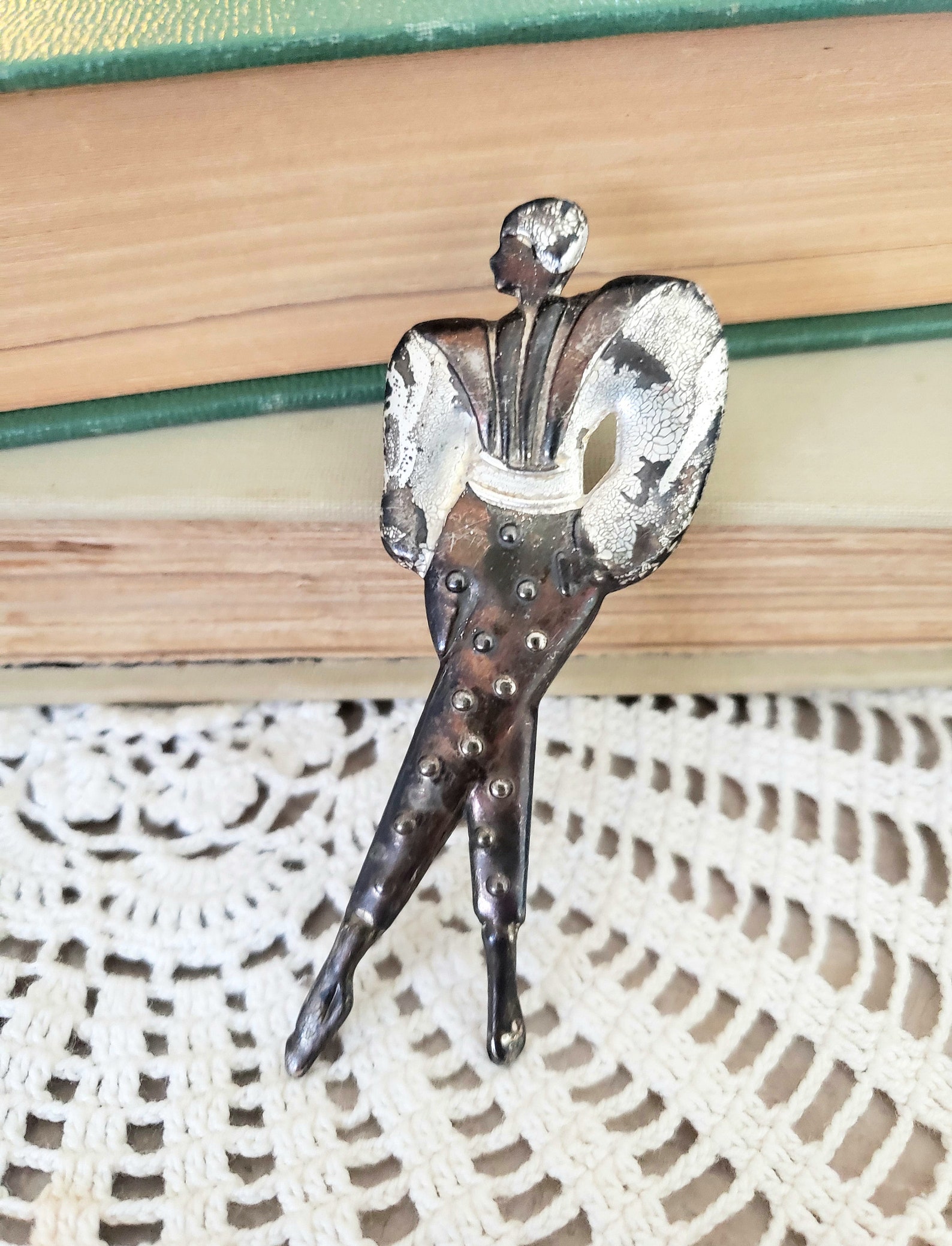 Vintage Art Deco Style Brooch, Fashion Lady Brooch Pin - Etsy