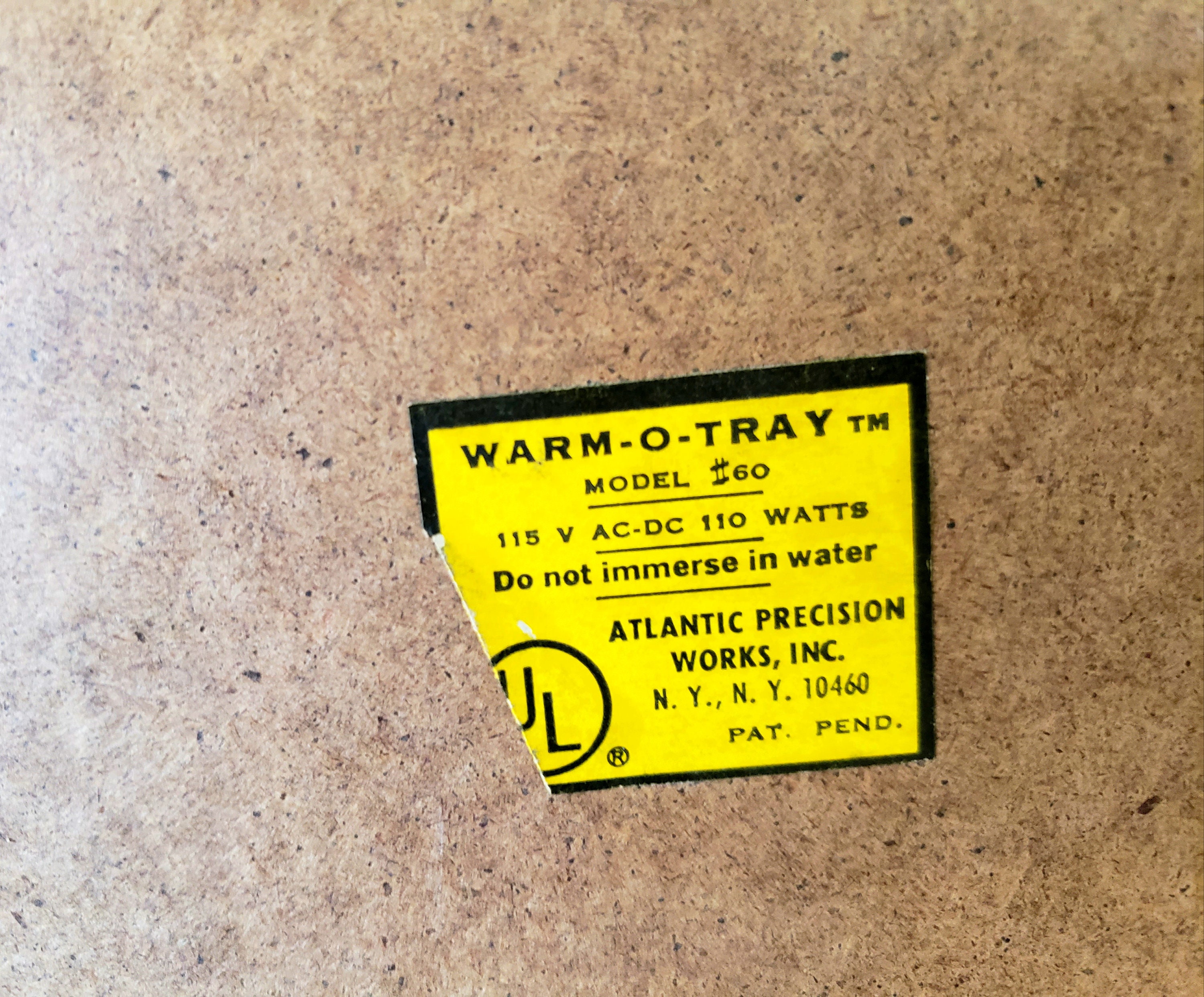 1950s Warm-o-plate, Hot Plate, Heated Trivet, Blue Cornflower Pattern ...