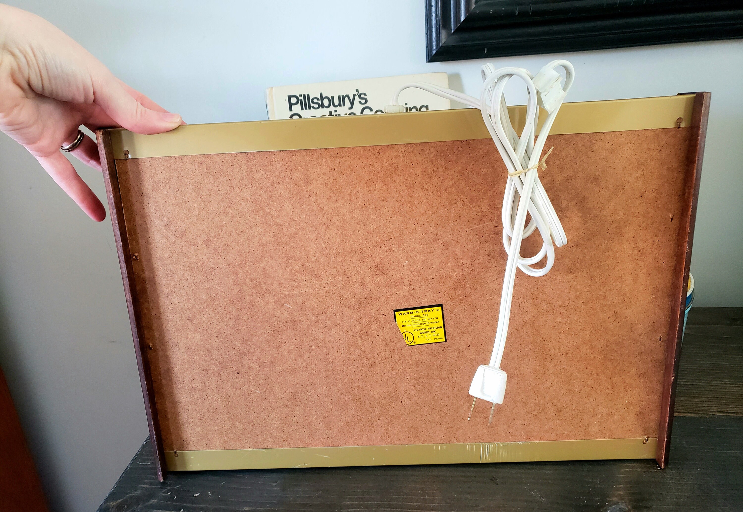 1950s Warm-o-plate, Hot Plate, Heated Trivet, Blue Cornflower Pattern ...