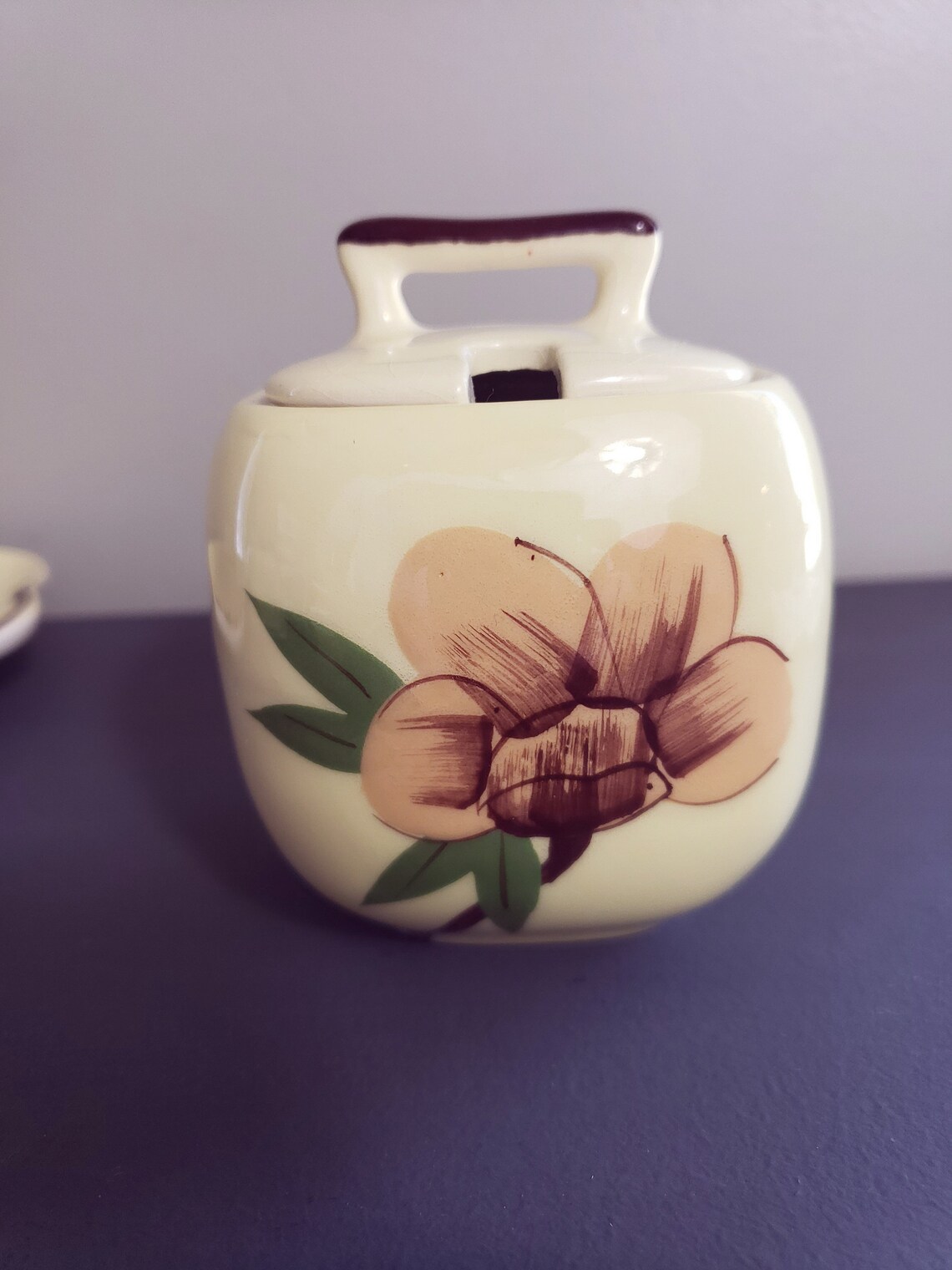 Set of Vintage 1940s Weil Ware Yellow Rose Hand Decorated - Etsy