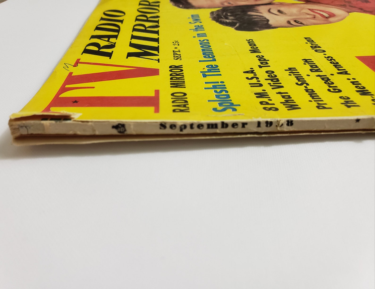 Vintage 1958 TV Radio Mirror Magazine Featuring Eydie Gorme and Steve ...