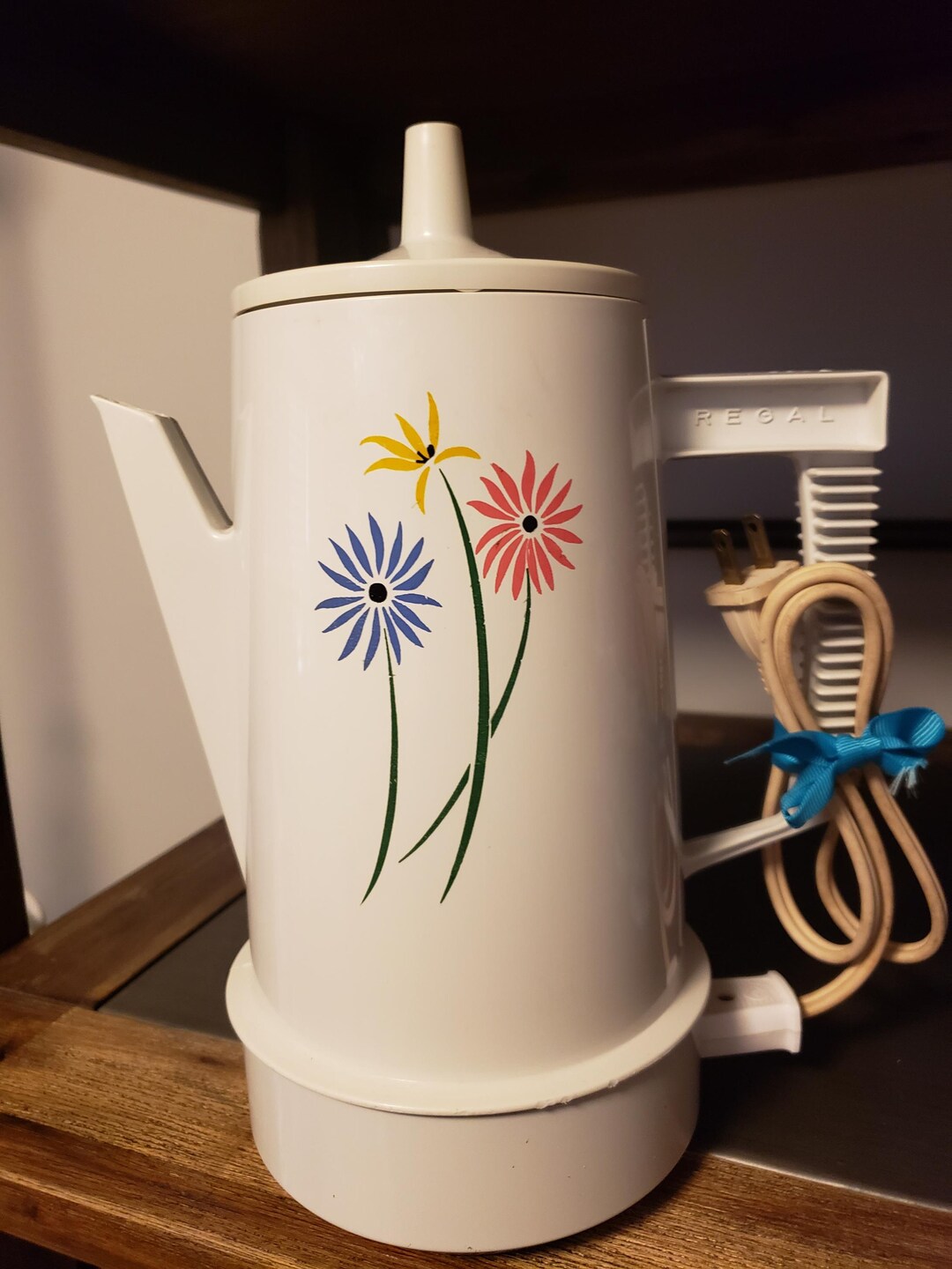 Vintage Regal Poly Perk Floral Percolator, 4 to 8 Cup Capacity - Etsy