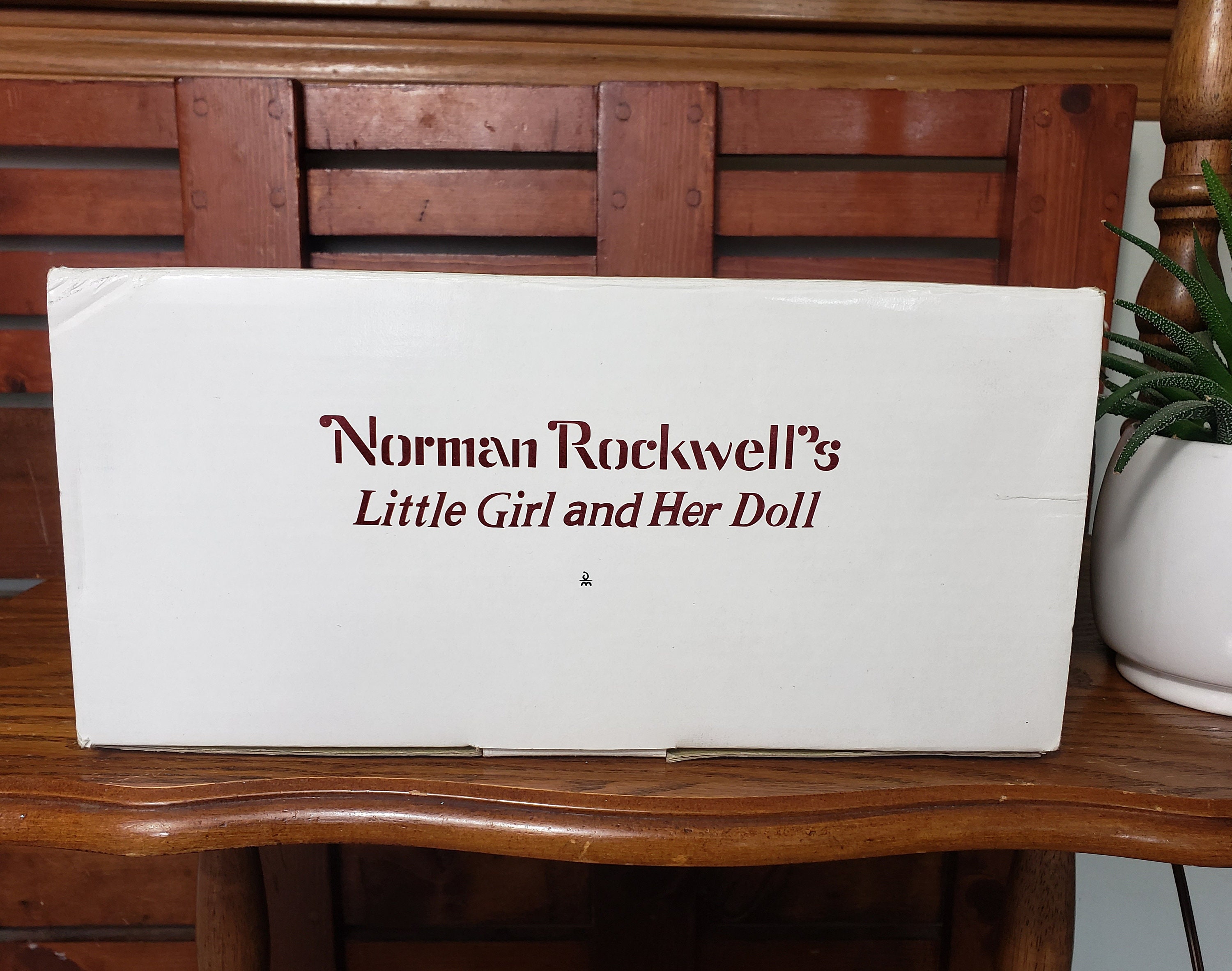 1986 Vintage Norman Rockwell Little Girl and Her Doll - Etsy