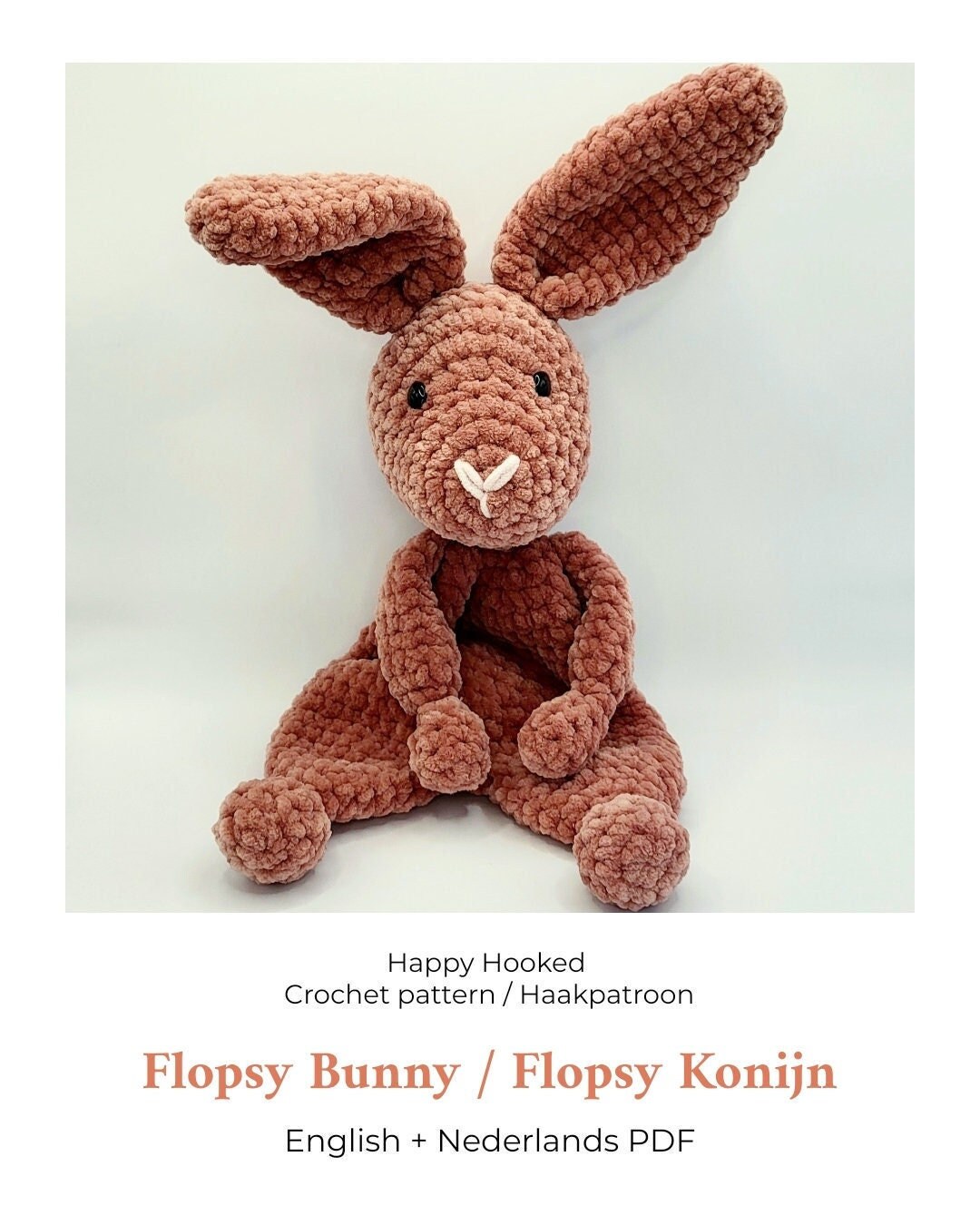 Flopsy the Bunny Crochet Pattern / Flopsy Het Konijn Haakpatroon - Etsy