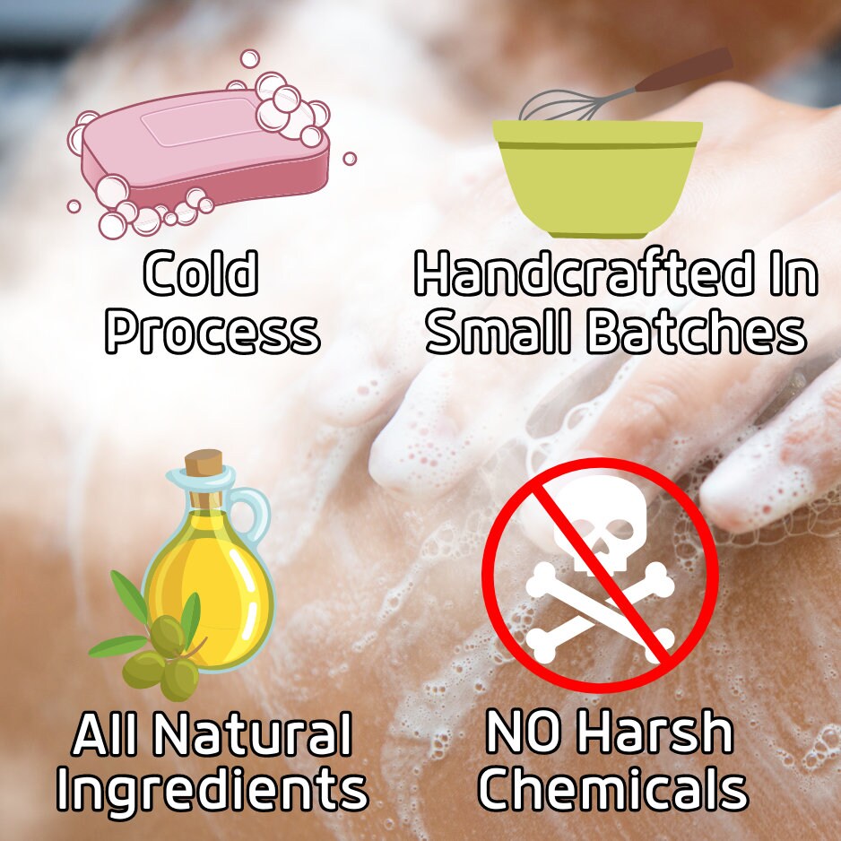 Best Sellers Cold Process Bar Soap Bundle Variety 6 Pack of Our Best Selling Scents All Natural ...