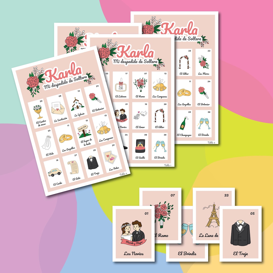Bachelorette Party Lottery Game • Printable Digital PDF Personalized ...