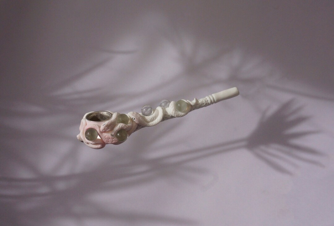 Pipe With Snakes White Snake White Snake Pipe - Etsy