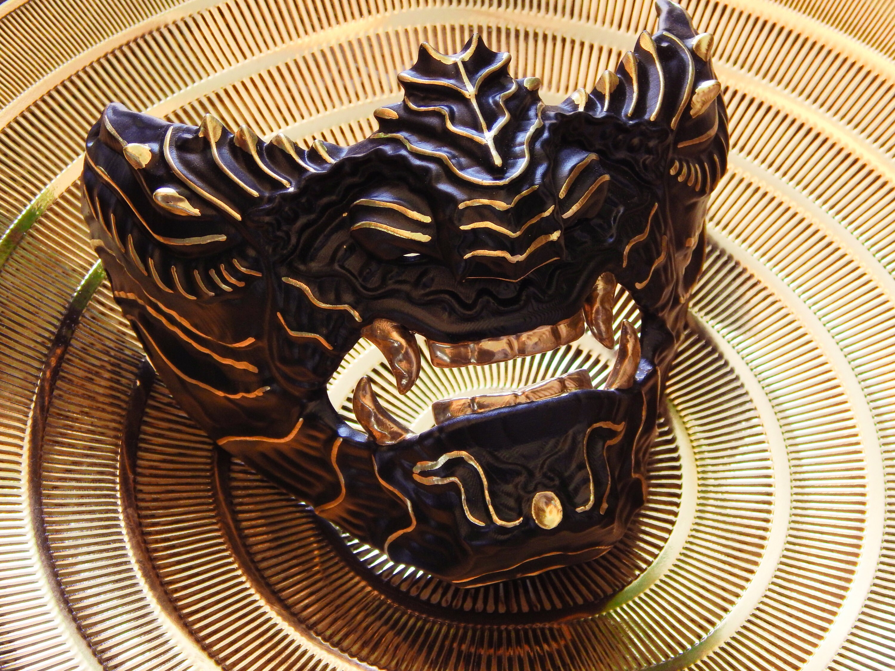 Ghost of Tsushima Oni Half Mask Hannya Menpo Samurai Armor Japan Sakai ...