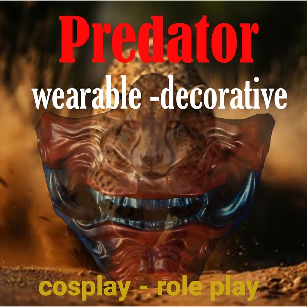 Predator Face Mask - Etsy
