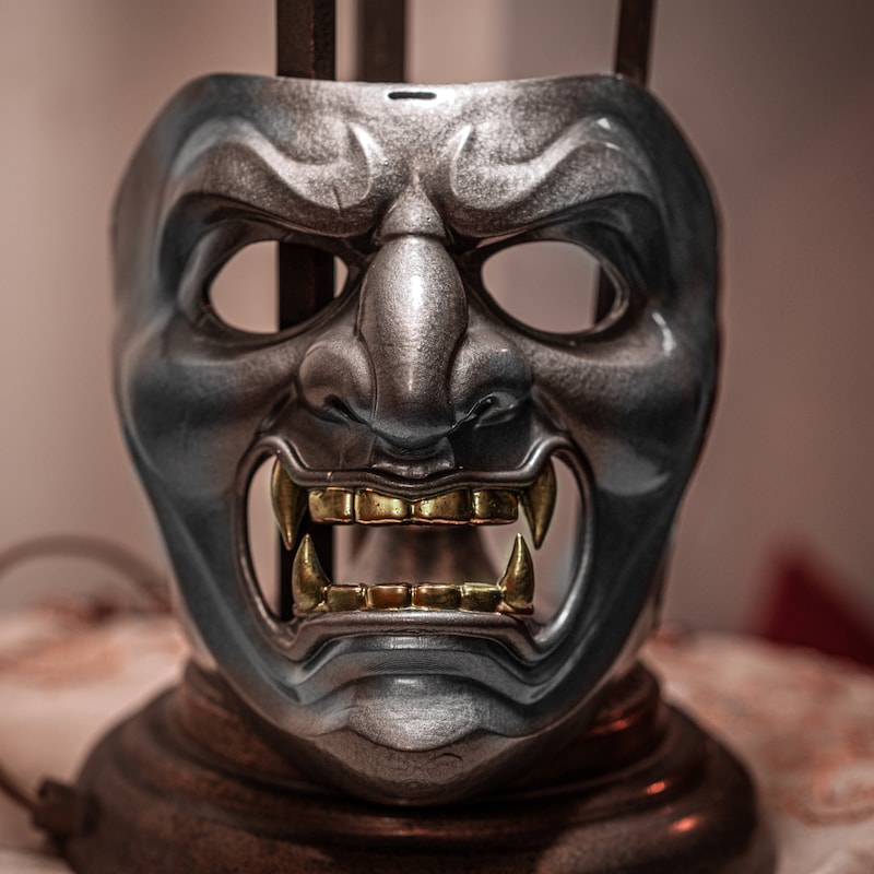 Oni Mask Full - Etsy UK