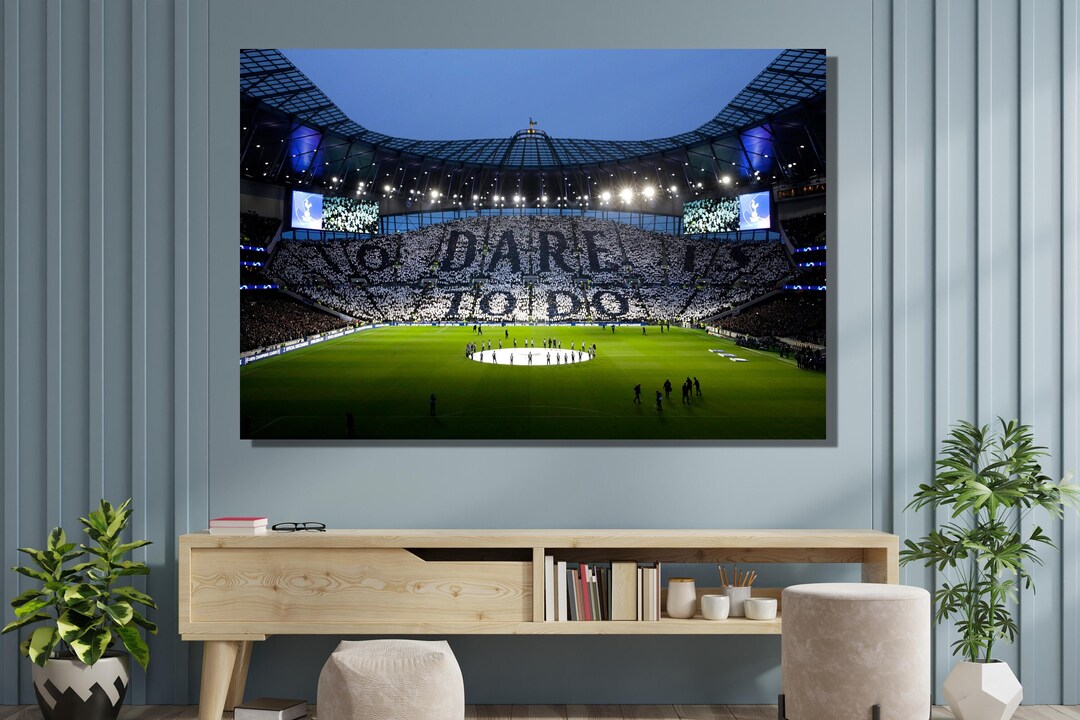 Tottenham Hotspur Stadium Canvas Wall Art | EPL Lovers Gift Stadium ...