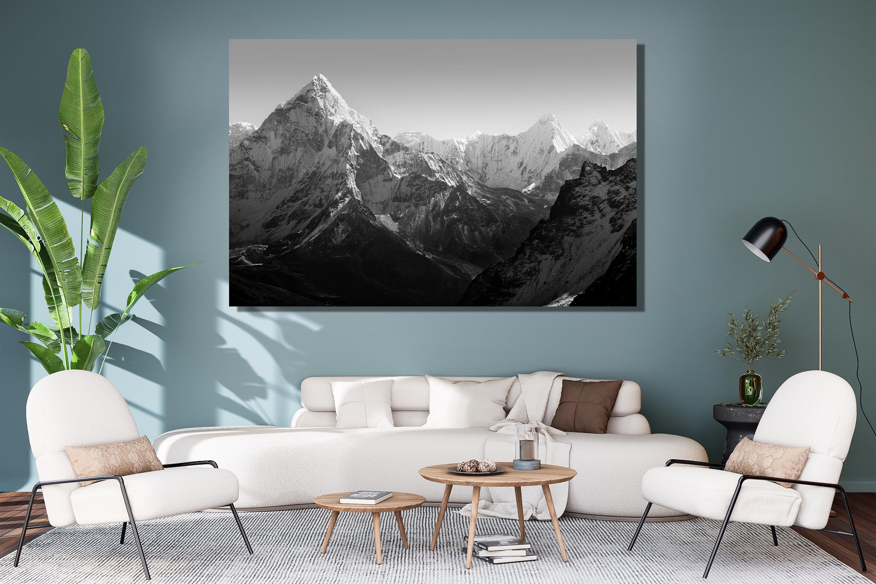 Everest Base Camp Wall Art,himalaya Wall Decor,mountain Landscape Wall ...