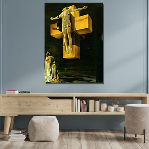 Salvador Dali Christ of St John of the Cross Canvas Wall Art Print ...