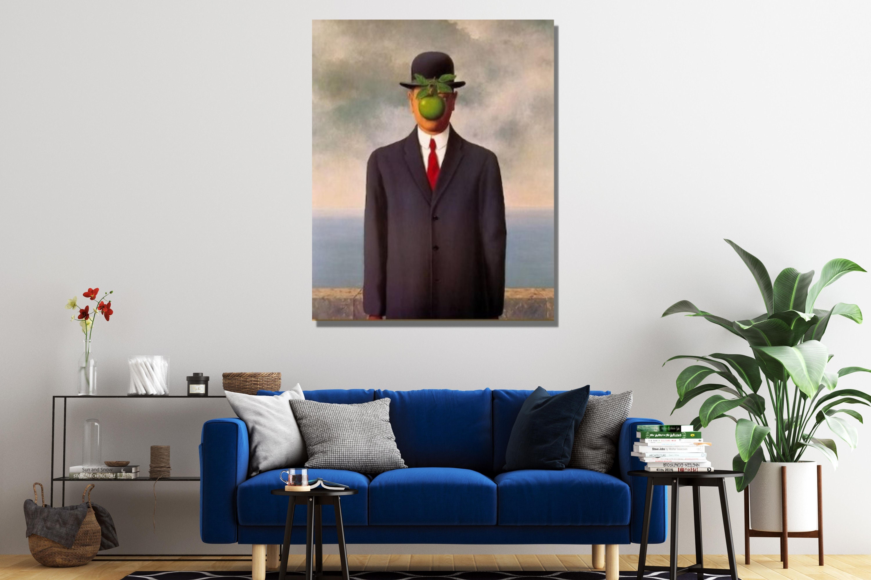 René Magritte the Son of Man 1964 Poster Wall Artthe Son of a Man ...