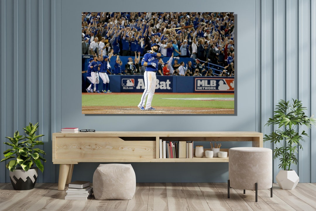 Jose Bautista Bat Flip Posterbaseball Wall Artsports Wall Artjose ...
