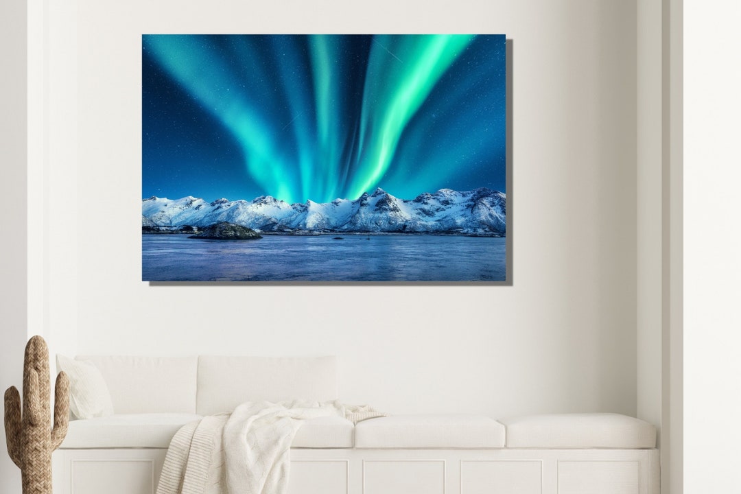 Northern Lights,aurora Wall Decor,aurora Borealis Northern Lights ...