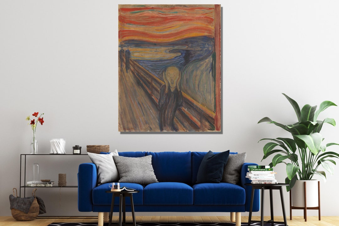 Edvard Munch, the Scream (1893)|vintage Instant Art|famous Art Prints ...