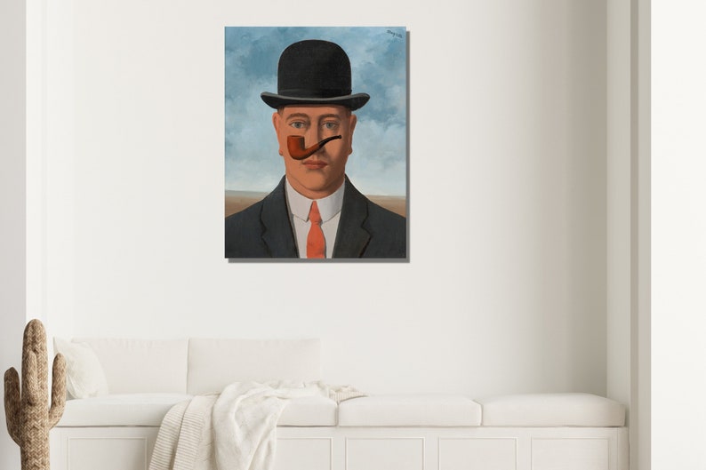 Rene Magritte A Friend of Order Pipe Paintingrene Magritte - Etsy