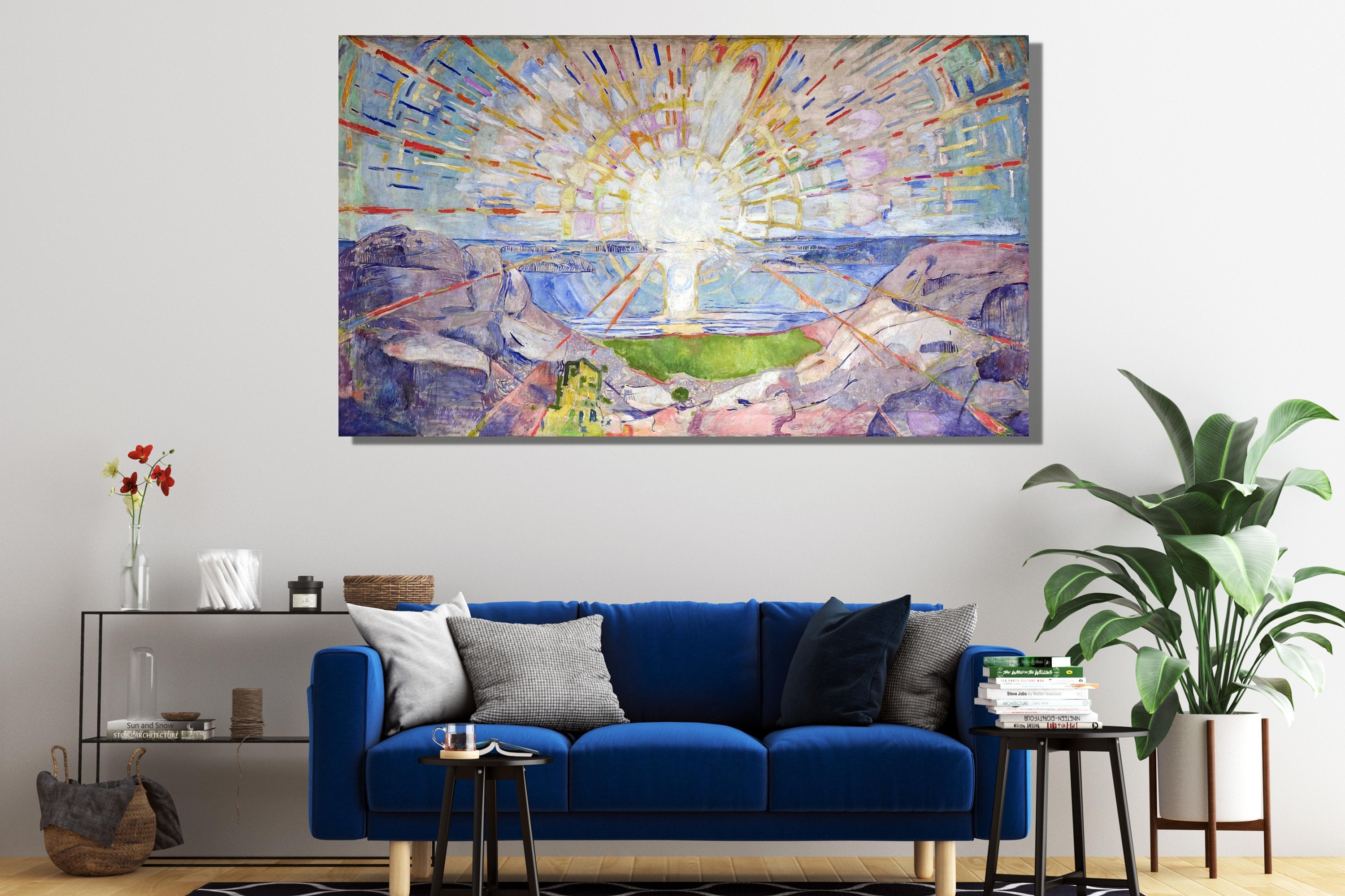 The Sun Painting by Edvard Munch Sun Wall Artedvard Munch - Etsy