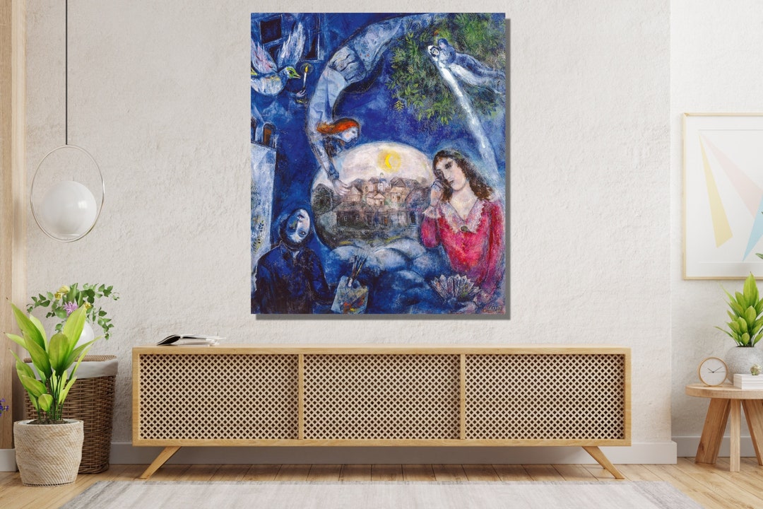 Marc Chagall Paintings Canvas Wall Art,famous Art,marc Chagall Print ...