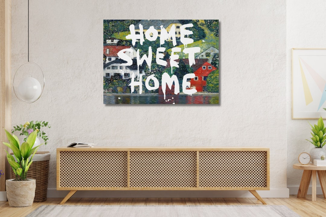 Home Sweet Home by Banksy| Street Art | Bansky Style Art | Home Sweet ...