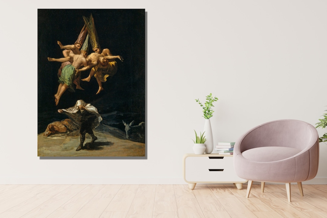 Francisco De Goya Witches Flight Poster,francisco De Goya Artworks ...