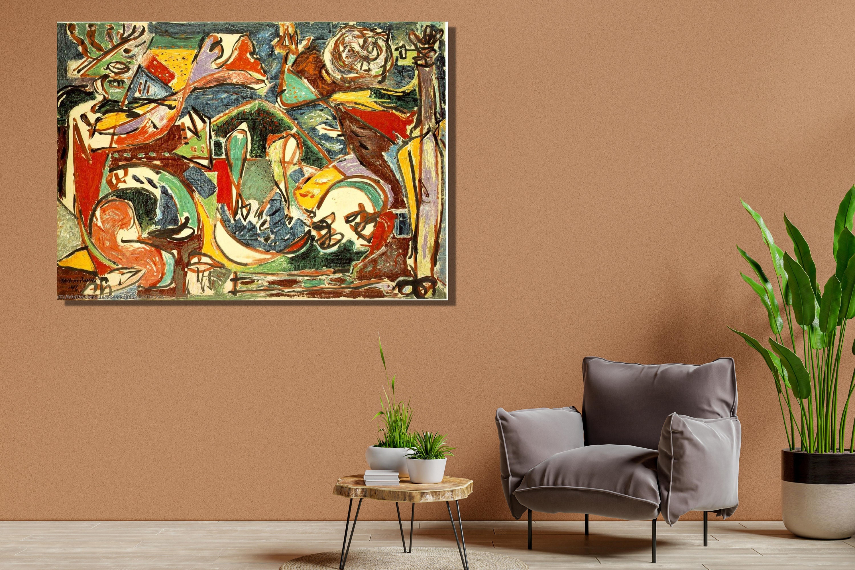 Jackson Pollock the Key Art Printjackson Pollock - Etsy