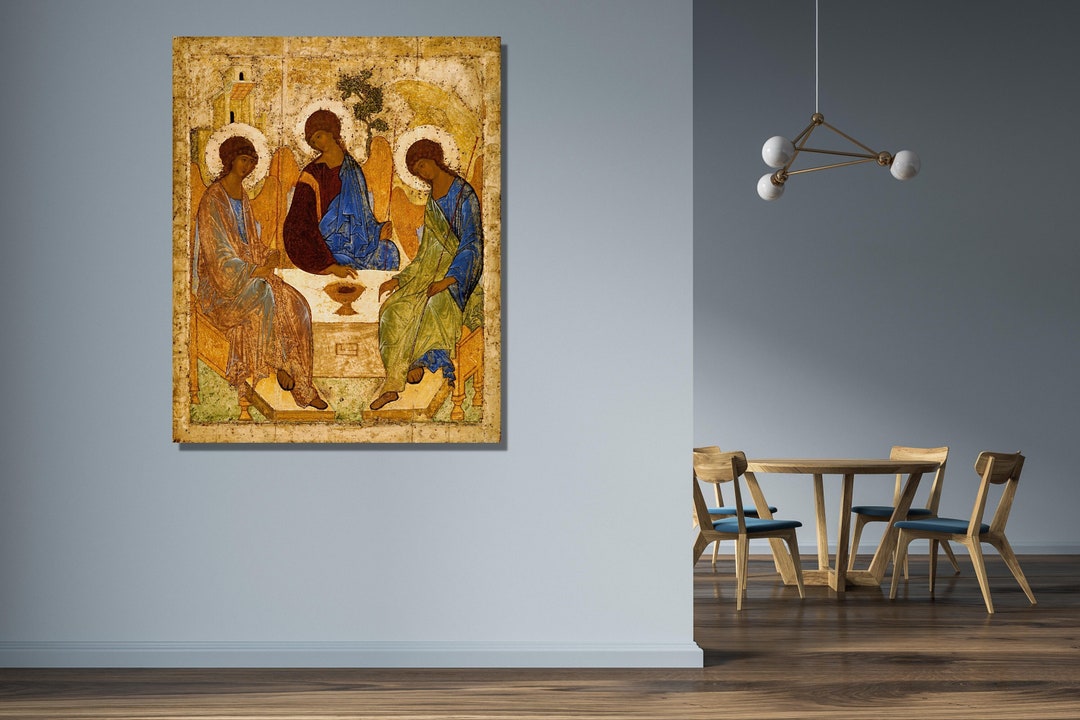 The Holy Trinity Canvas Art Print by Andrei Rublev,andrei Rublev the ...