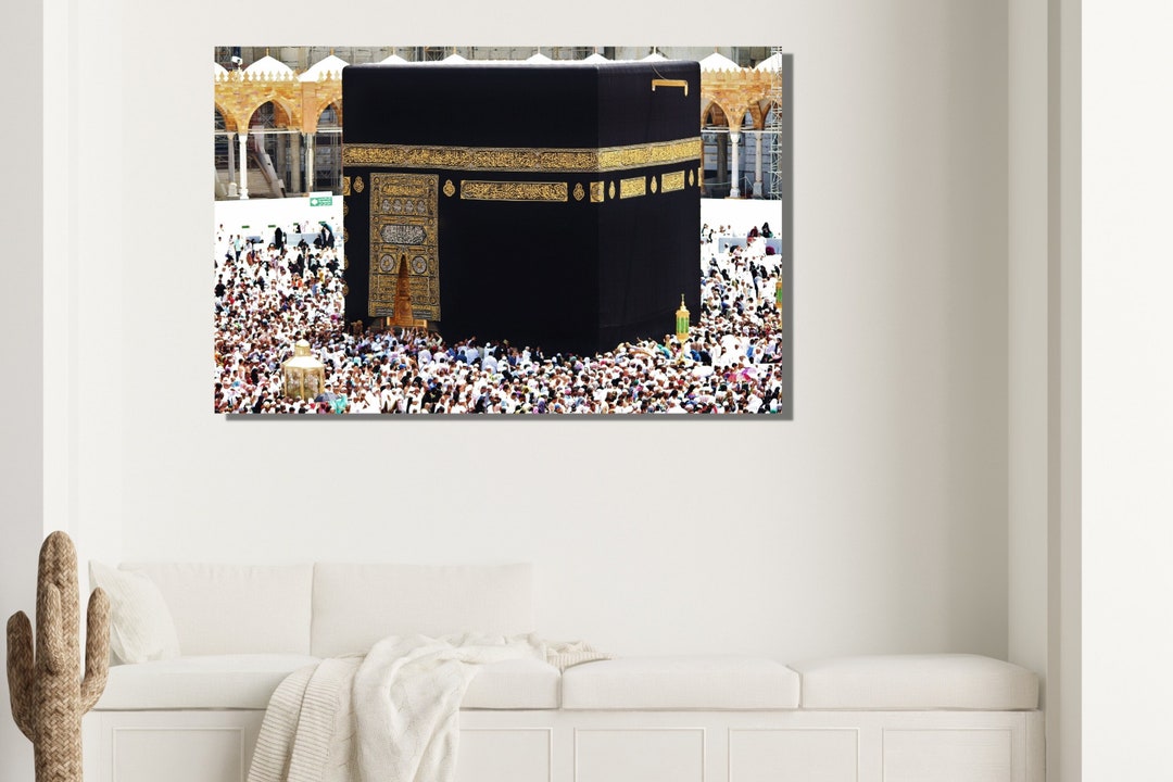 Kaaba Ready to Hang Canvas,kaaba Painting,islamic Decor,islamic ...