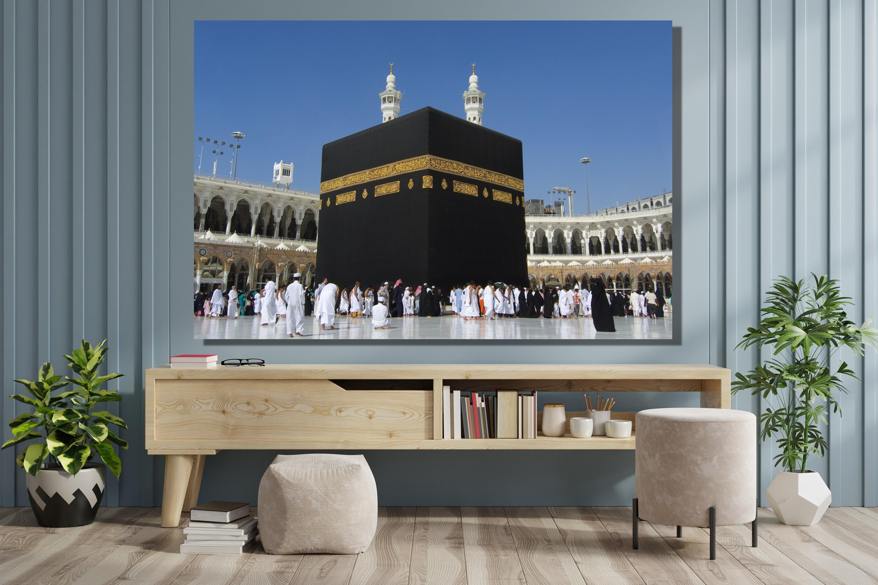 Kaaba Ready to Hang Canvaskaaba Paintingislamic - Etsy