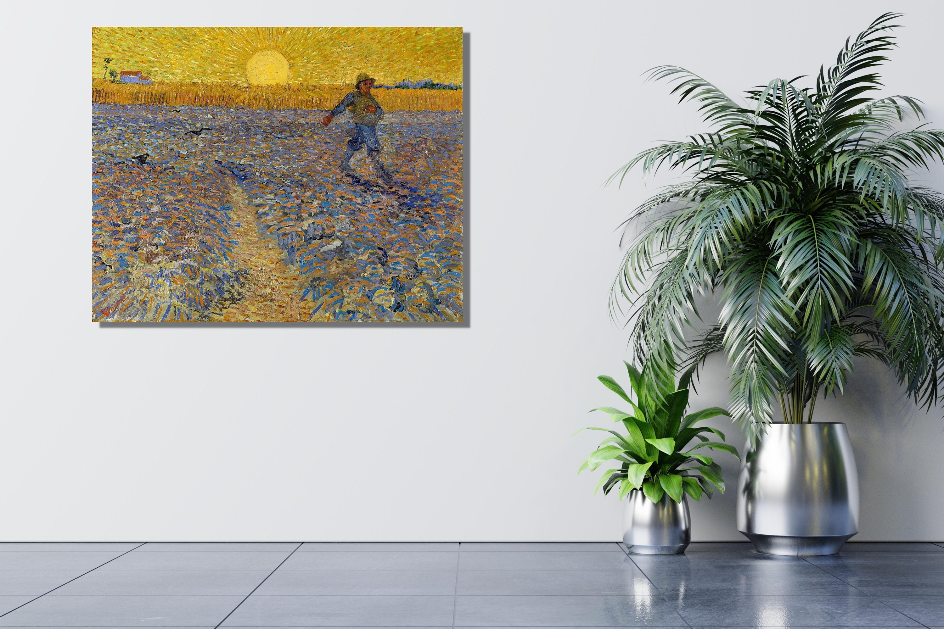 Vincent Van Gogh : the Sower at Sunset 1888vincent Van Gogh - Etsy