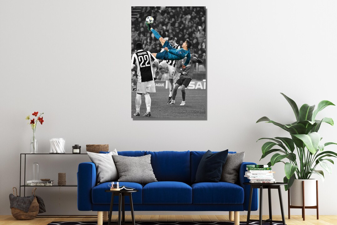 Cristiano Ronaldo Canvas Print Man Cave Wall Art Cristiano Ronaldo ...