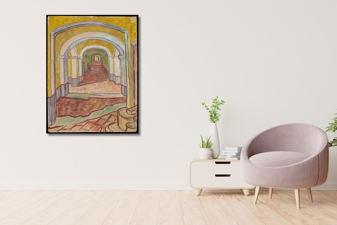 Corridor in the Asylum by Vincent Van Gogh|hallway Wall Decor|van Gogh ...