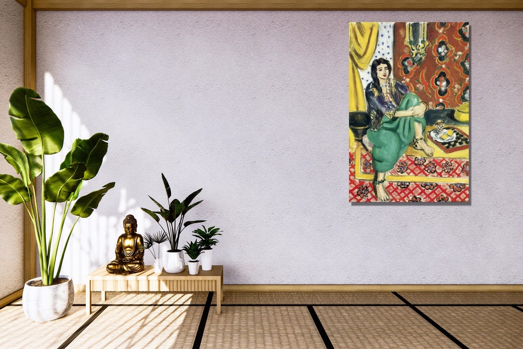 Odalisque Sitting With Board 1928|matisse Art Print|exhibition Poster ...