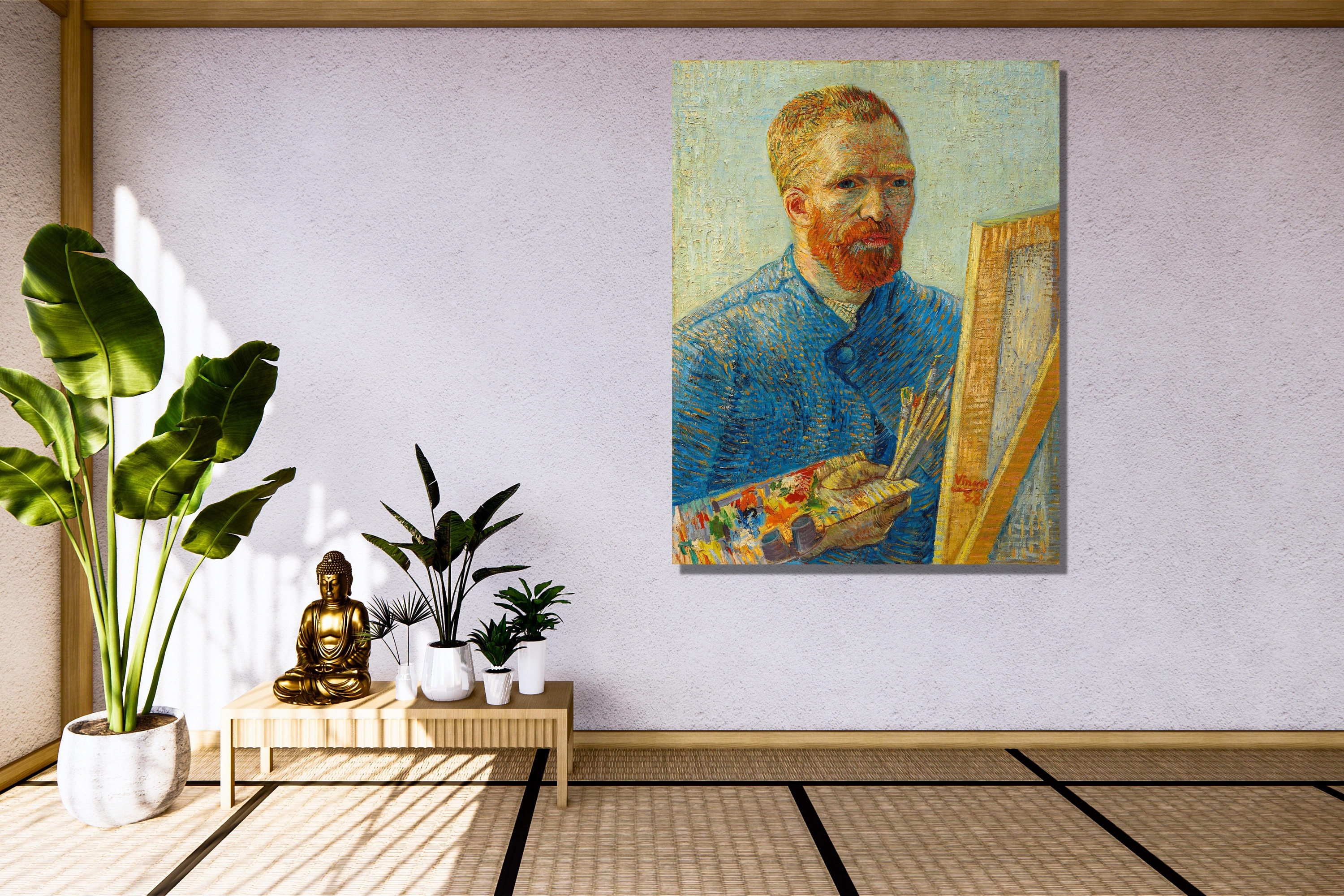 Vincent Van Gogh Self Portrait Canvas|impressionism Wall Art ...