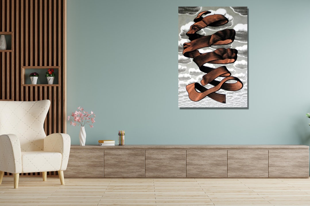 Maurits Cornelis Escher Canvas Art|rind by MC Escher Art|modern Canvas ...