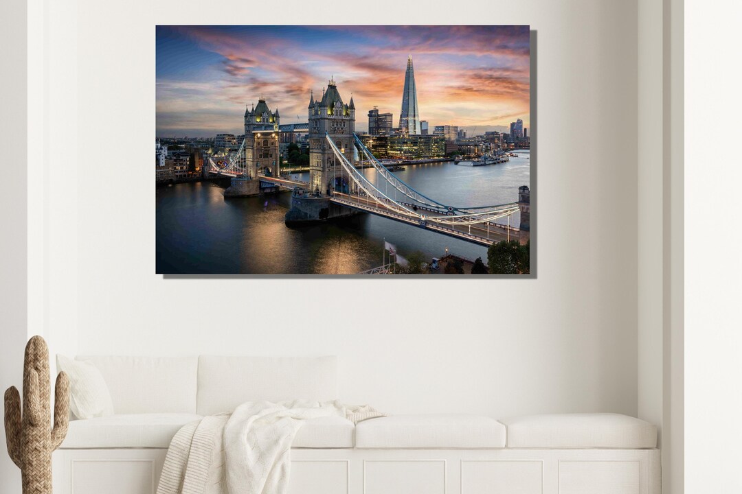 Tower Bridge London Ready to Hang Canvas,tower Bridge Canvas Wall Art ...