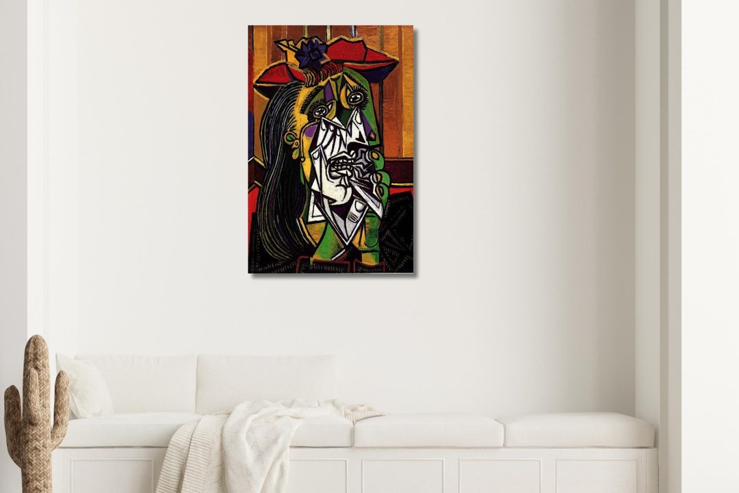 Picasso Crying Woman Canvas,crying Woman by Pablo Picasso,modern Canvas ...