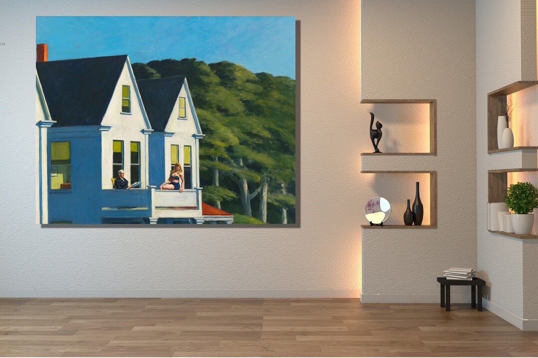 Edward Hopper Second Story Sunlight Wandkunst, Edward Hopper ...