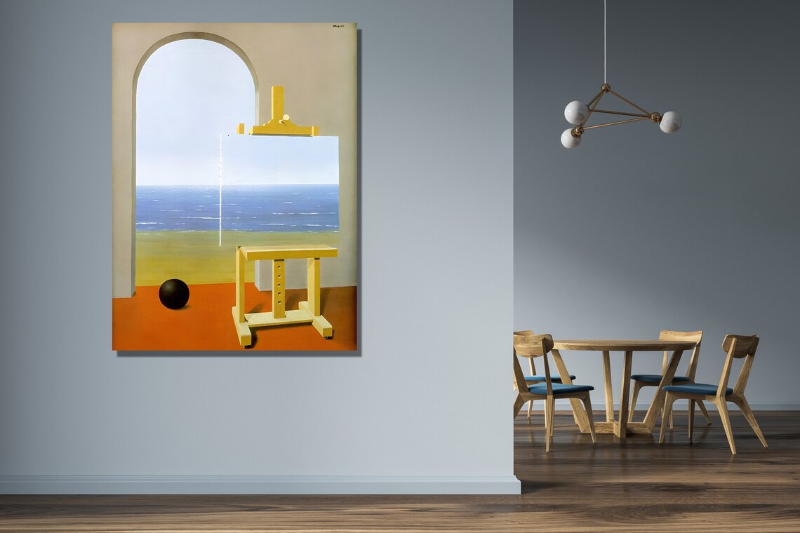Rene Magritte the Human Condition Painting,rene Magritte Artworks,rene ...