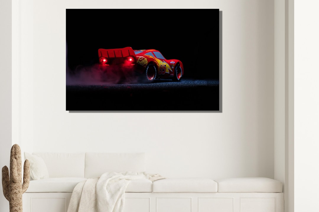 Cars Movie Wall Art,cars Race Wall Decor,kids Room Decor,canvas Print ...