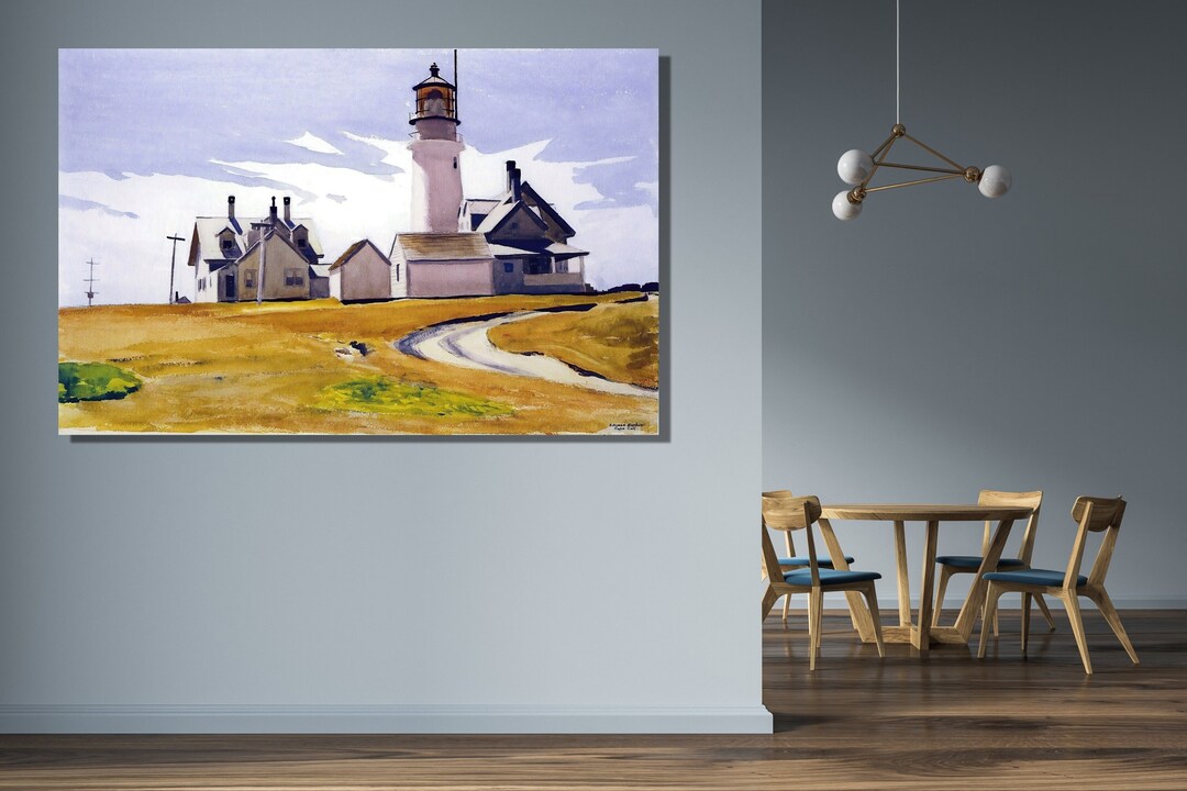 Highland Light Painting by Edward Hopper Canvas Wall Art|reproduction ...
