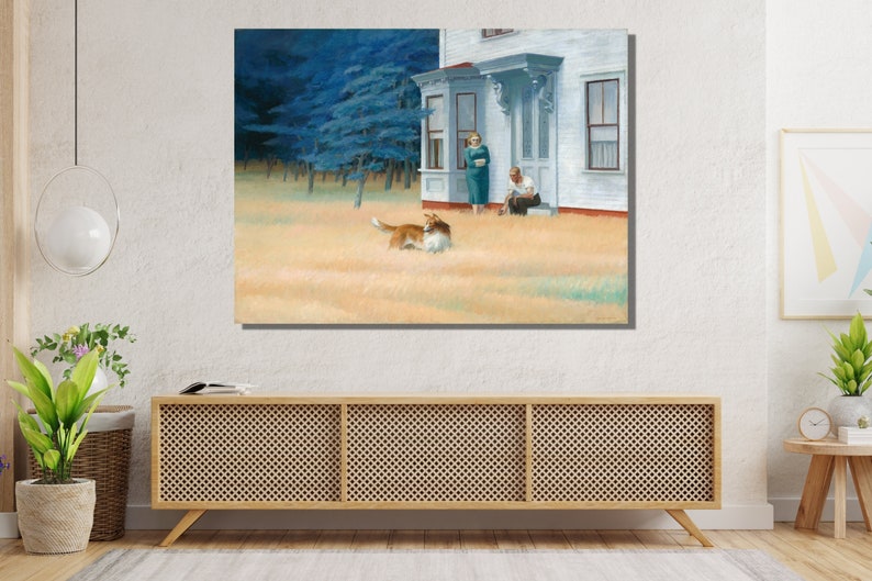 Cape Cod Abend von Edward Hopper Wandkunst,Edward Hopper Cape Cod Druck ...