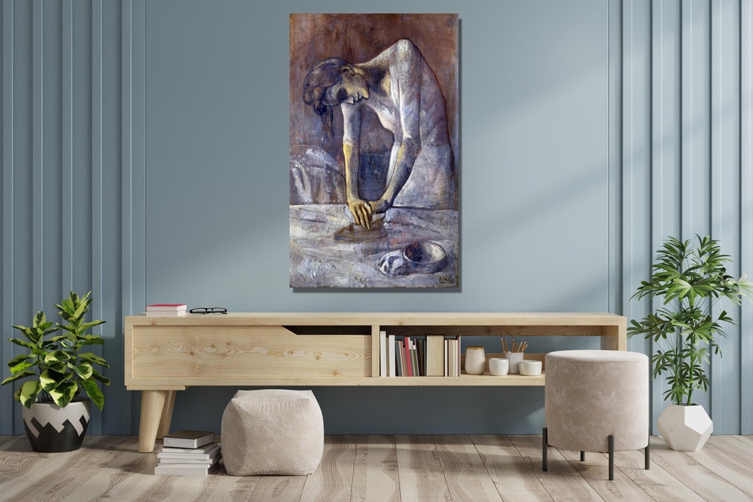 Pablo Picasso Woman Ironing 1904|the Ironer|fine Art Poster|art ...