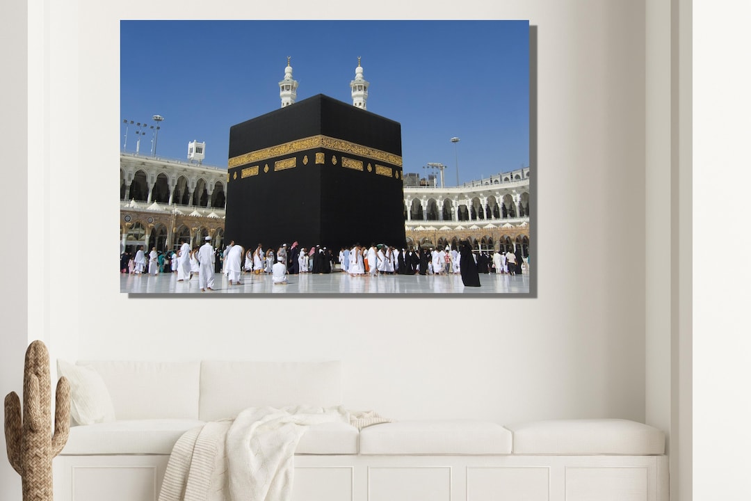 Kaaba Ready to Hang Canvas,kaaba Painting,islamic Decor,islamic ...