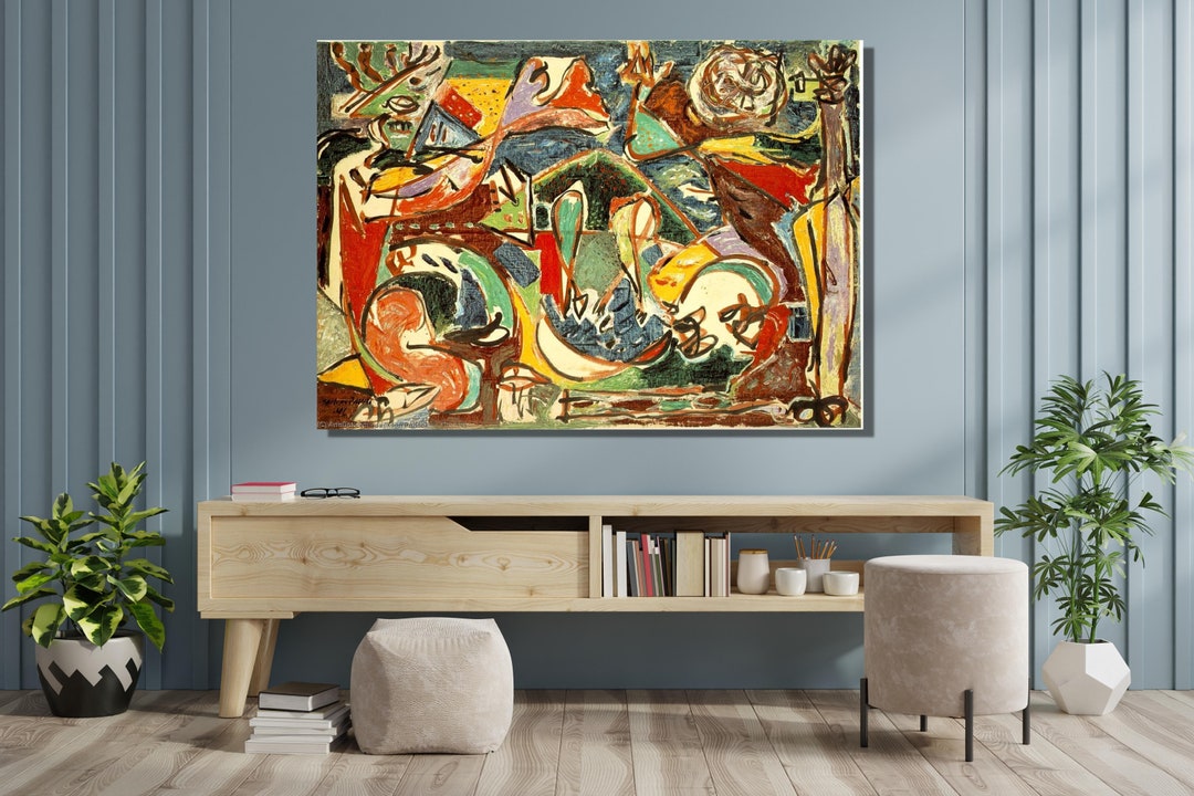 Jackson Pollock the Key Art Printjackson Pollock - Etsy