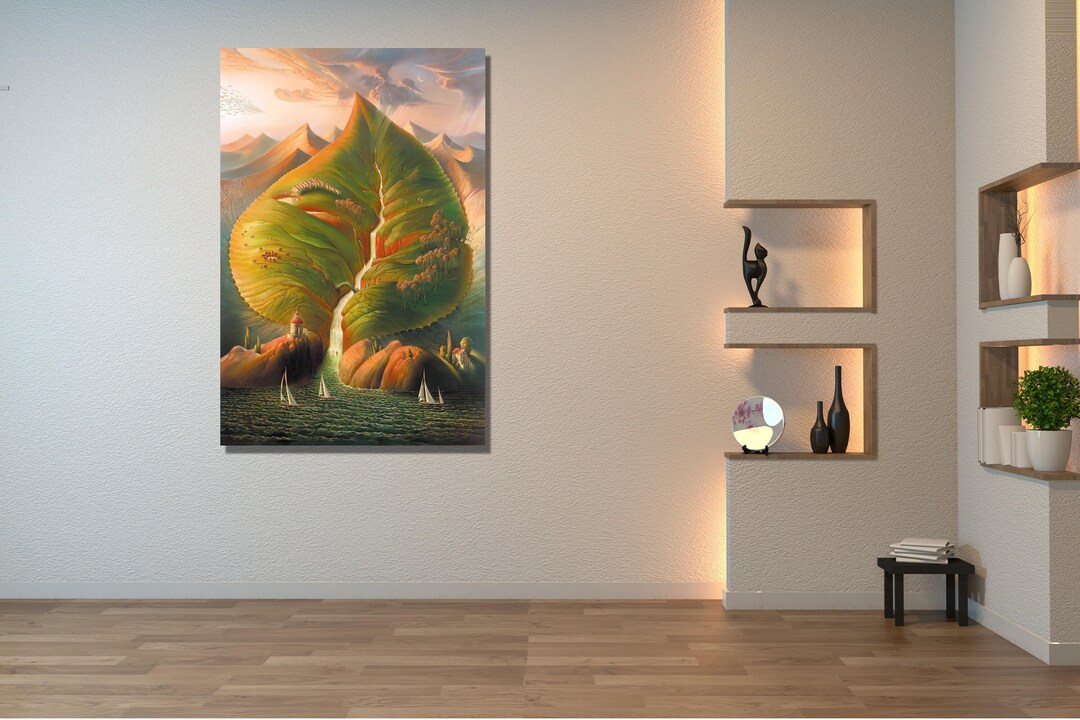 Ocean Sprouts by Vladimir Kush | Vladimir Kush Canvas Surreal Painting ...