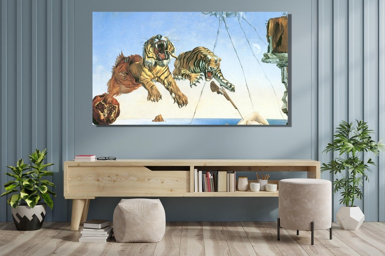 Salvador Dali Dream Caused by the Flight of a Bee Around a Pomegranate ...