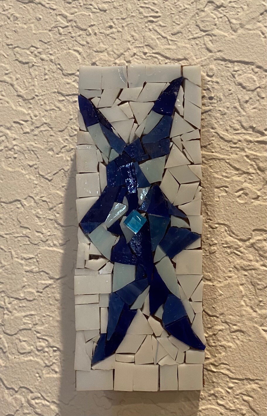 Blue Jewish Star Mosaic Tile Art - Etsy